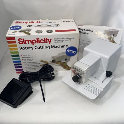 Simplicity Rotary Cutting Machine Quilting Scrapbooking Card Making ...