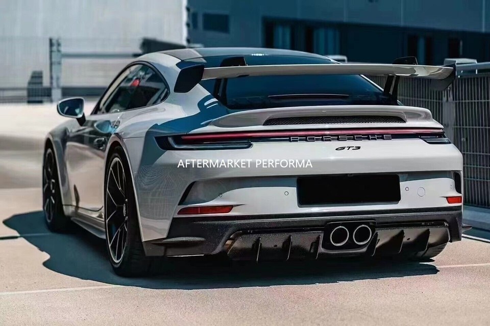 FOR Porsche 911 Carrera 992 Half Carbon Fiber Rear Trunk Spoiler Wing ...