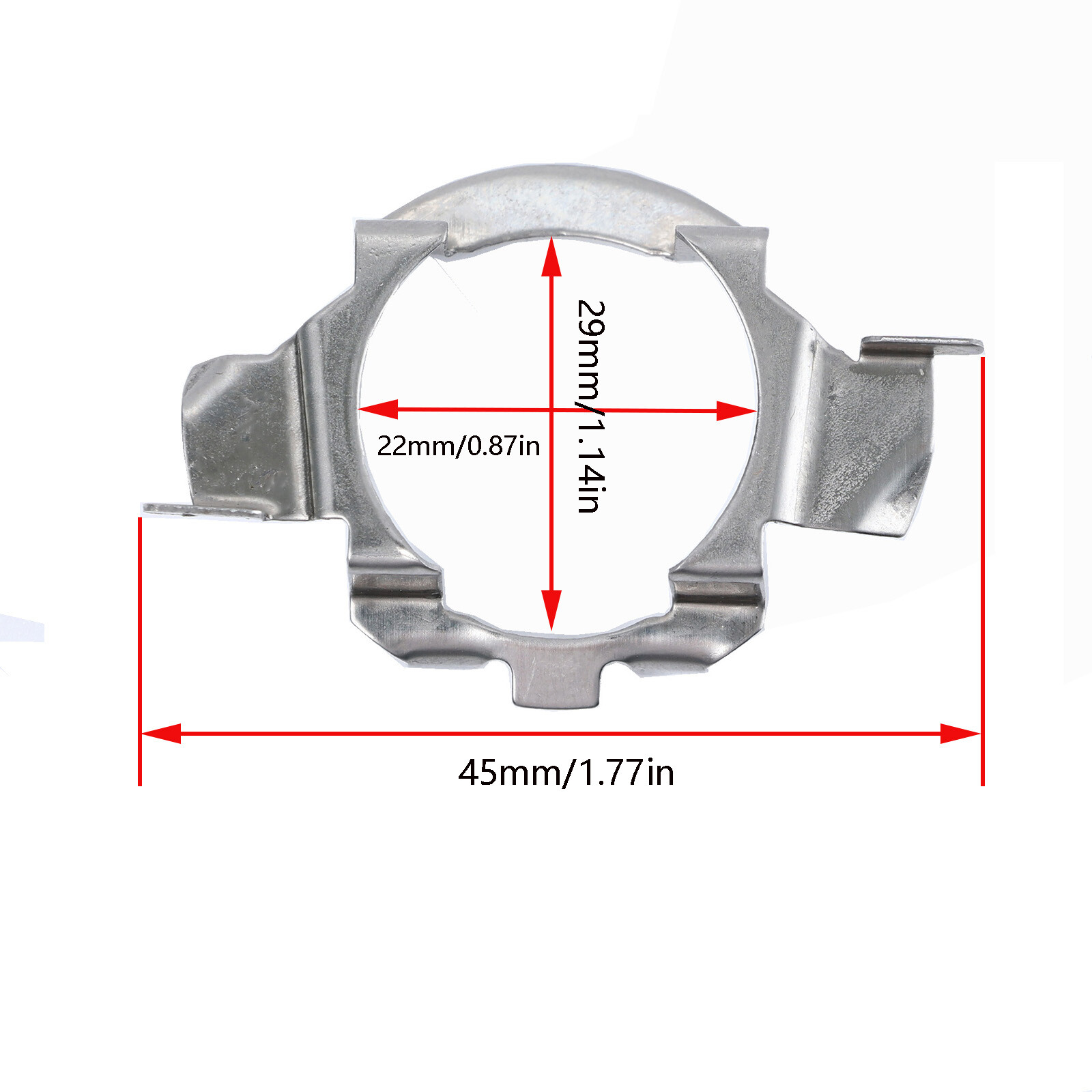 Set of 2 H7 LED For VW Golf Passat Tiguan Headlight Bulb Adapter ...