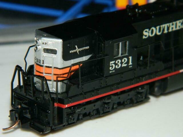 N Scale Southern Pacific Sd7 Black Widow SP Diesel Locomotive MTL ...