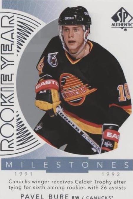 2017-18 SP Authentic - Rookie Year Milestones Pavel Bure #RYM-PB for ...