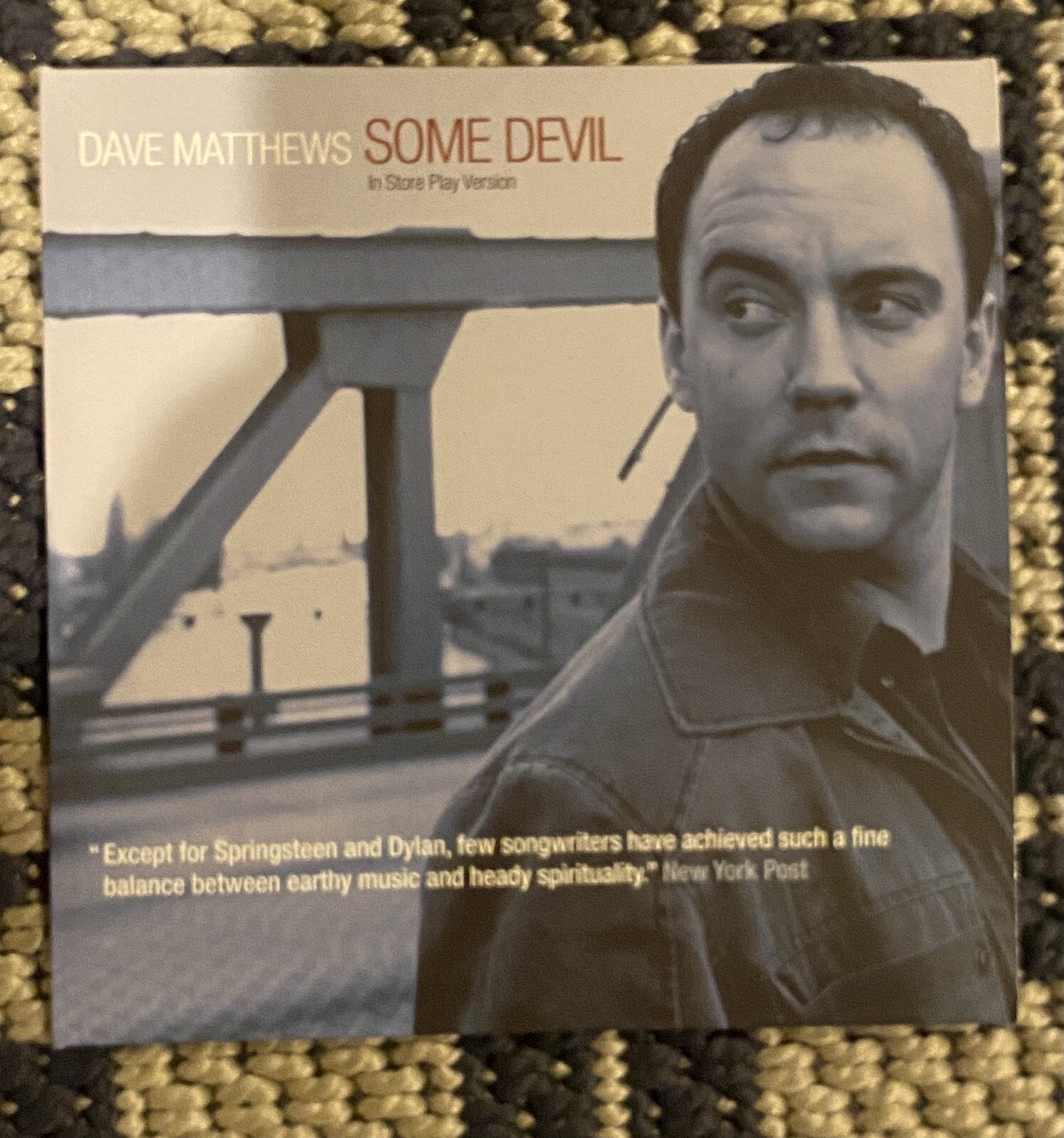 Dave Matthews - Some Devil - In Store Play Version, Ultra Rare Promo ...