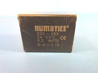 Numatics 225-285 Solenoid Valve 24VDC 6.3W T0309 | eBay