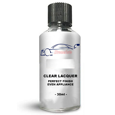 30ML CLEAR LACQUER COAT - FOR CAR PAINT TOUCH UP BRUSH SCRATCH CHIP ...