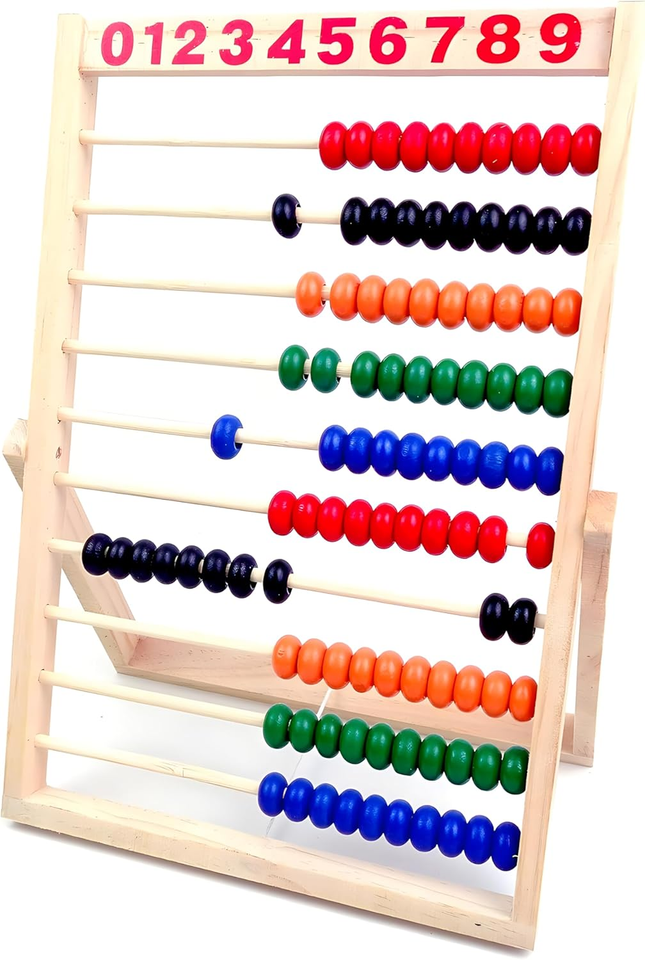 Wooden Counting Number Frame, 10 Rows Abacus for Kids Learning Math (11-1/2-Inch | eBay