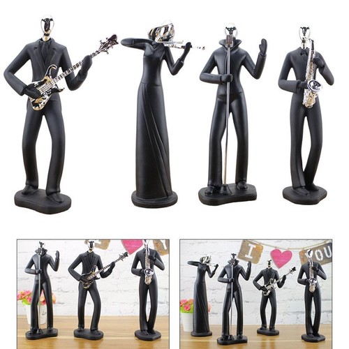 Statues Chiffres de Musiciens De Résine Art Fournitures Figurines ...