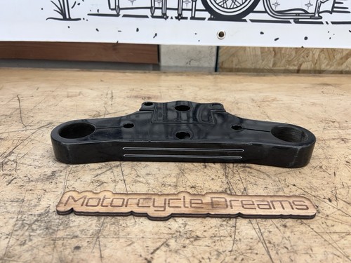 Black Powder Coated Lower 41mm Triple Tree Adjustable Harley Chopper ...