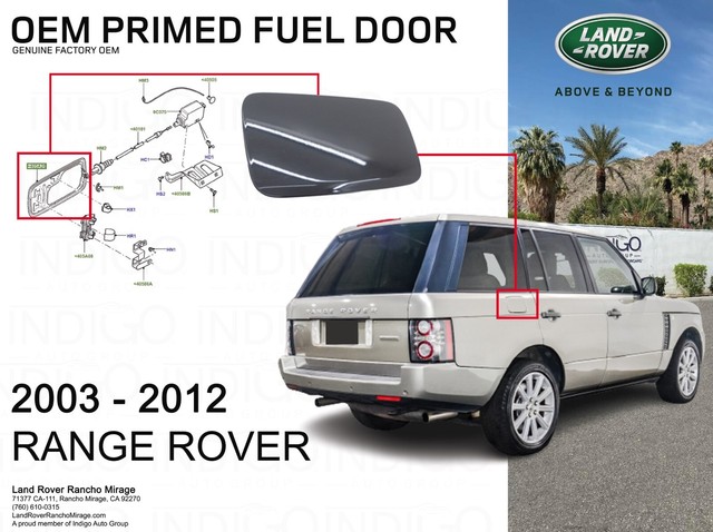 Range Rover L322 Fuel Filler Flap Door in Epsom Green 961 BPA760010 for ...