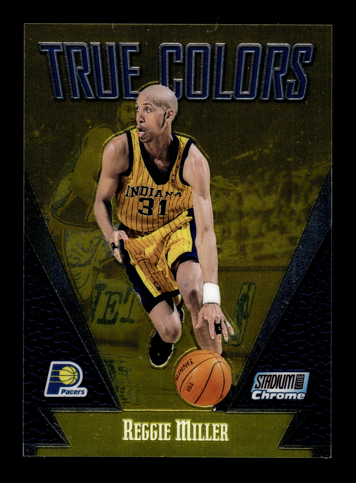 1999-00 Topps Stadium Club Chrome #TC9 Reggie Miller True Colors Insert ...
