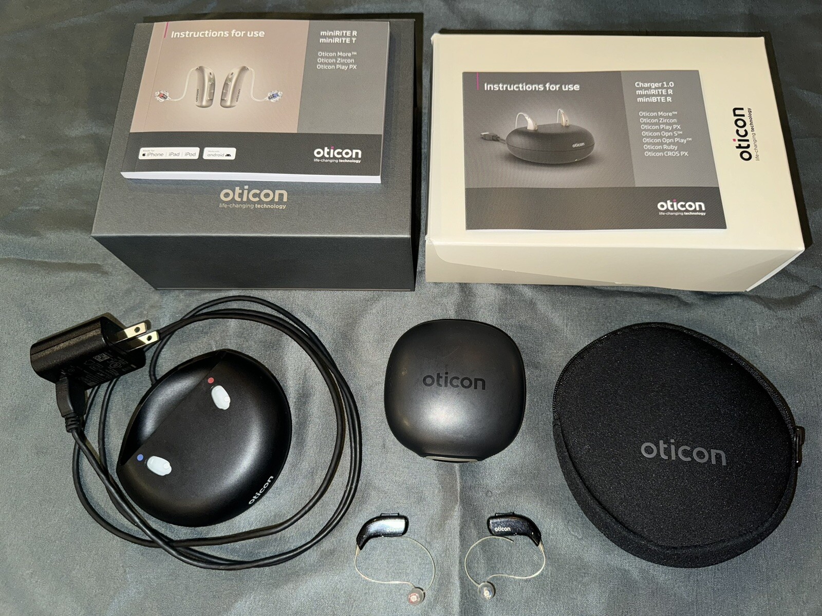 Oticon More 2 miniRITE R Hearing Aids (Rechargeable) | eBay