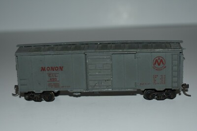 HO Scale Monon 40' Single Door Boxcar 499 C15554 | eBay