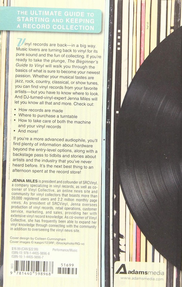 The Beginner's Guide To Vinyl Jenna Miles paperback BOOK NEW/SEALED | eBay