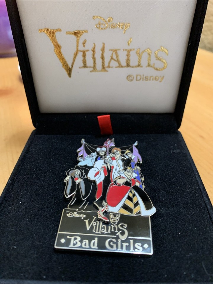 Vintage Disney Villains Lot - Bad Boys (1) & Bad Girls (1) Pins ...