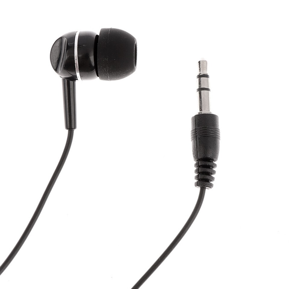 3.5mm In-Ear Stereo Single-sided Mono Earbud Earphone Headset Headphone ...