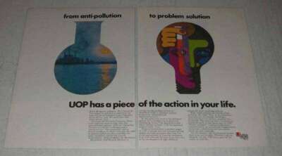 1969 UOP Universal Oil Products Ad - Anti-Pollution | eBay