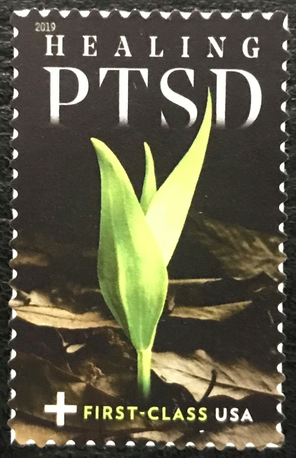 2019 Scott #B7 - 55¢ + 10¢ - HEALING - PTSD - Semi-Postal Single Stamp ...