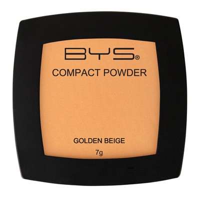 BYS 7g Compact Powder Golden Beige Women Face Makeup Light Coverage ...