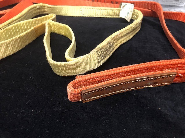 Liftex Inc. & Caldwell Co Nylon Lifting Straps/Belts / Orange 6ft ...
