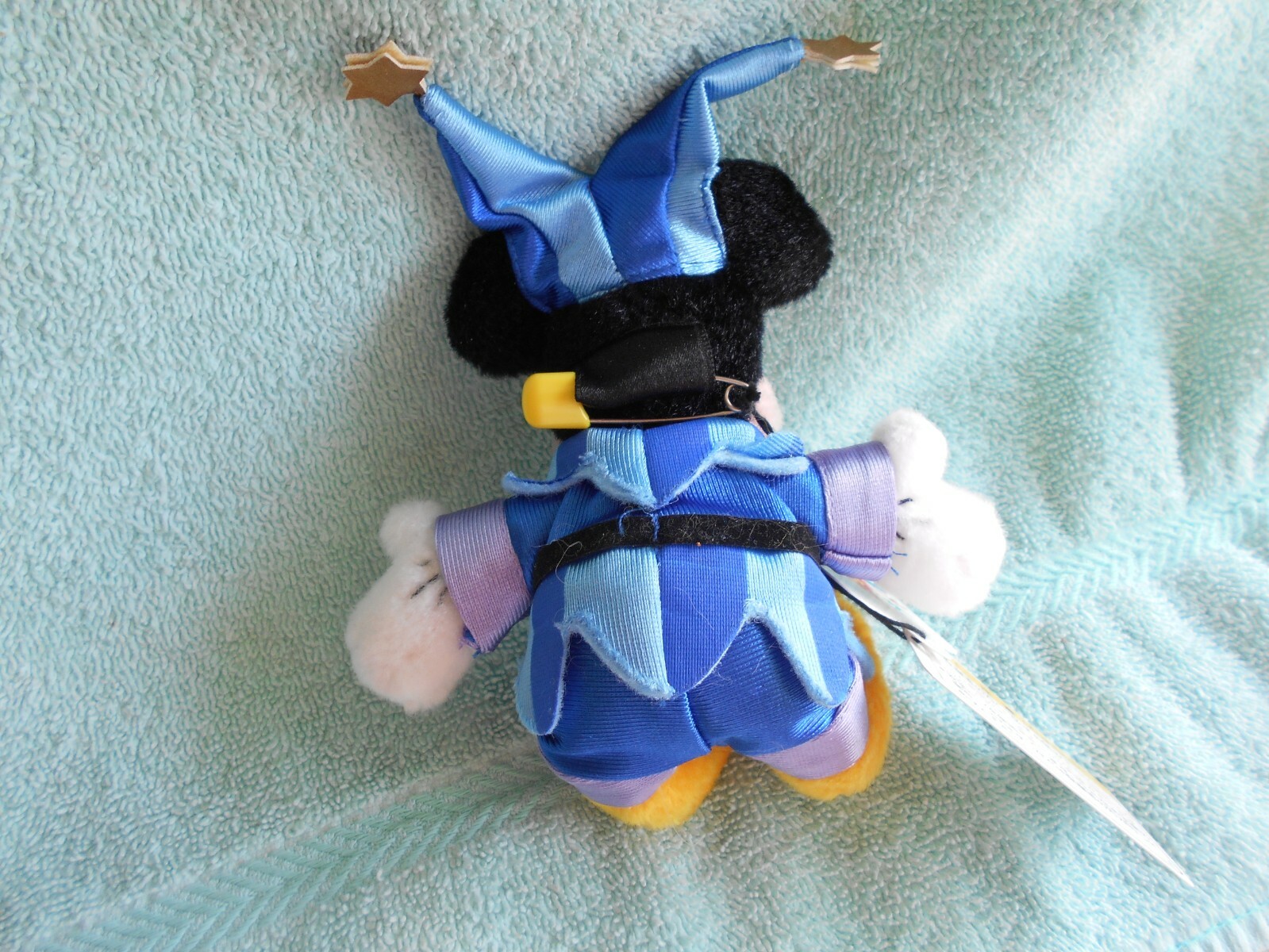 Rare Tokyo Disneyland Exclusive Seated JESTER MICKEY Bean Bag Plush ...