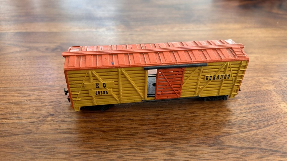 Tyco HO Scale KC 40394 Durango Cattle ~ Livestock Car | eBay