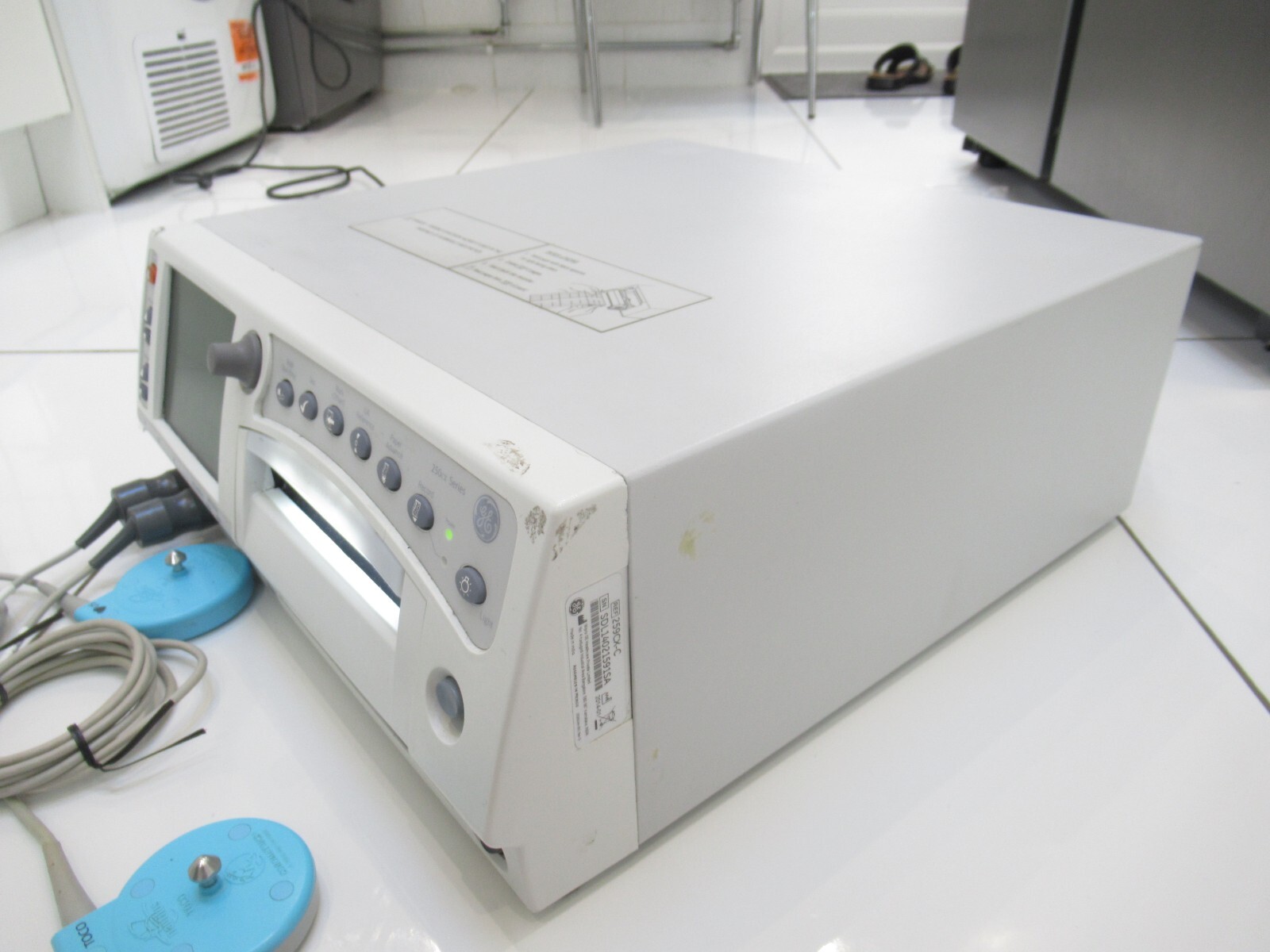 GE COROMETRICS 259CX FETAL/MATERNAL ECG/EKG TOCO+US TRANSDUCER MONITOR ...