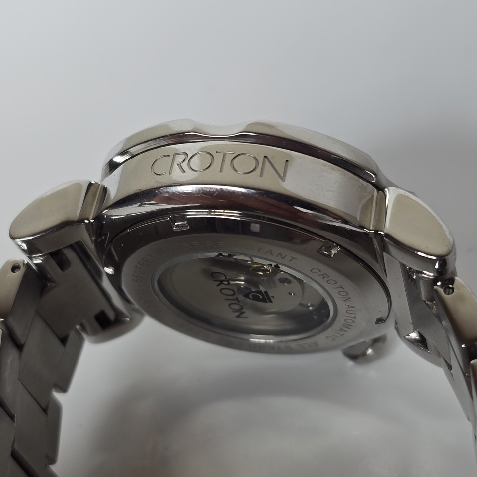 Croton Vortex Automatic Watch Green Dial 46mm Day Date | eBay