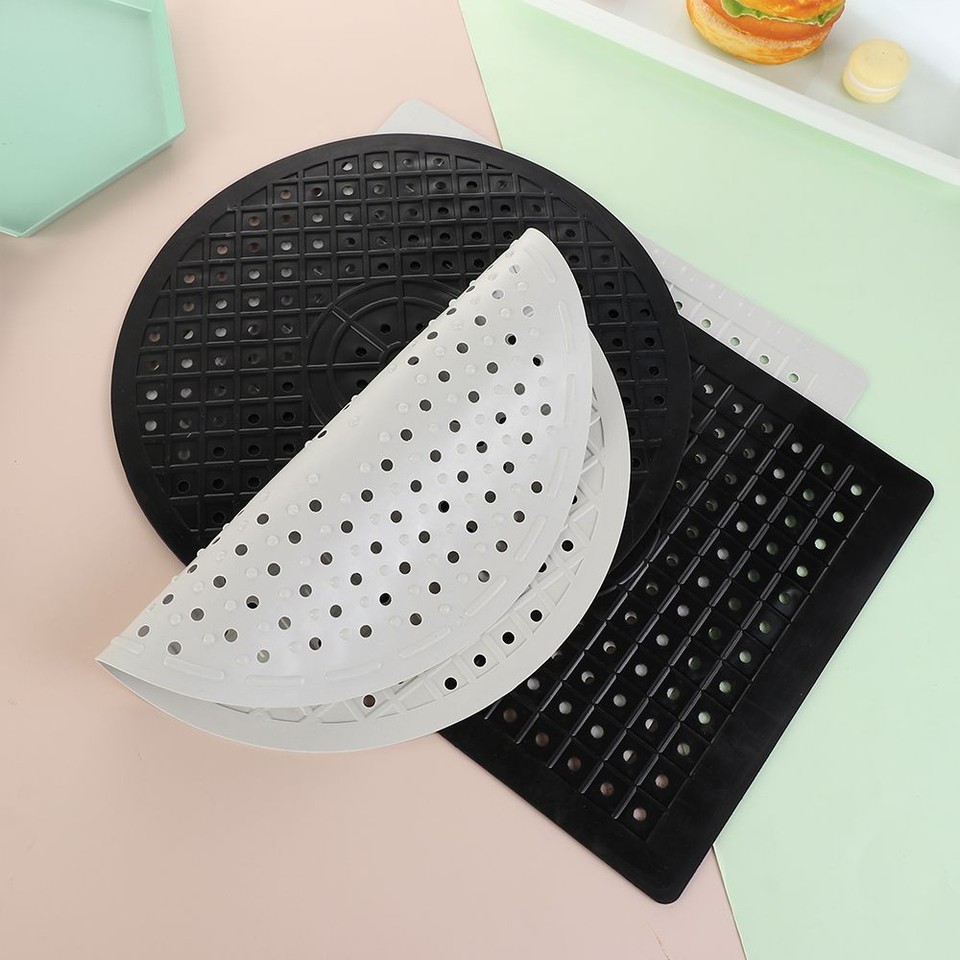 Stopper Non-Slip Tableware Protector Drain Mats Sink Strainer Rubber ...