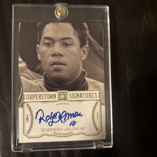 2013 Panini Cooperstown Collection Signatures /125 Roberto Alomar Auto ...