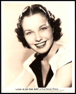 Hollywood Beauty JUNE TRAVIS STYLISH POSE 1930s STUNNING PORTRAIT Photo ...