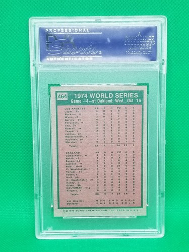 ⚾1975 Topps Mini World Series Game 4 #464⚾ PSA 8 NM-MT | eBay