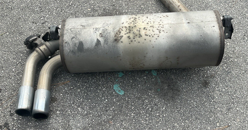 🚘 12-16 MW F30 328 428 N20 Rear Exhaust Muffler Outlet Pipe Black Tip ...