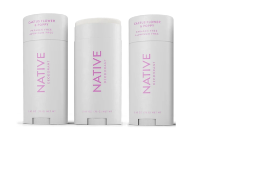 NATIVE Deodorant - Cactus Flower & Poppy Fragrance, Pack of 3 in Nepal ...