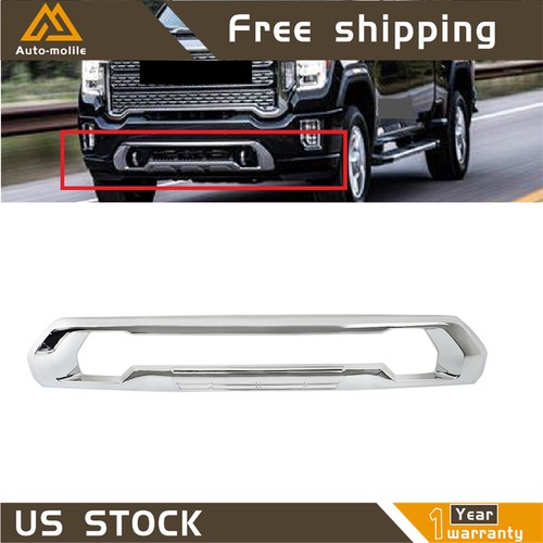 Chrome Lower Open Skid Plate Valance 84482544 For GMC Sierra 1500 2019 ...