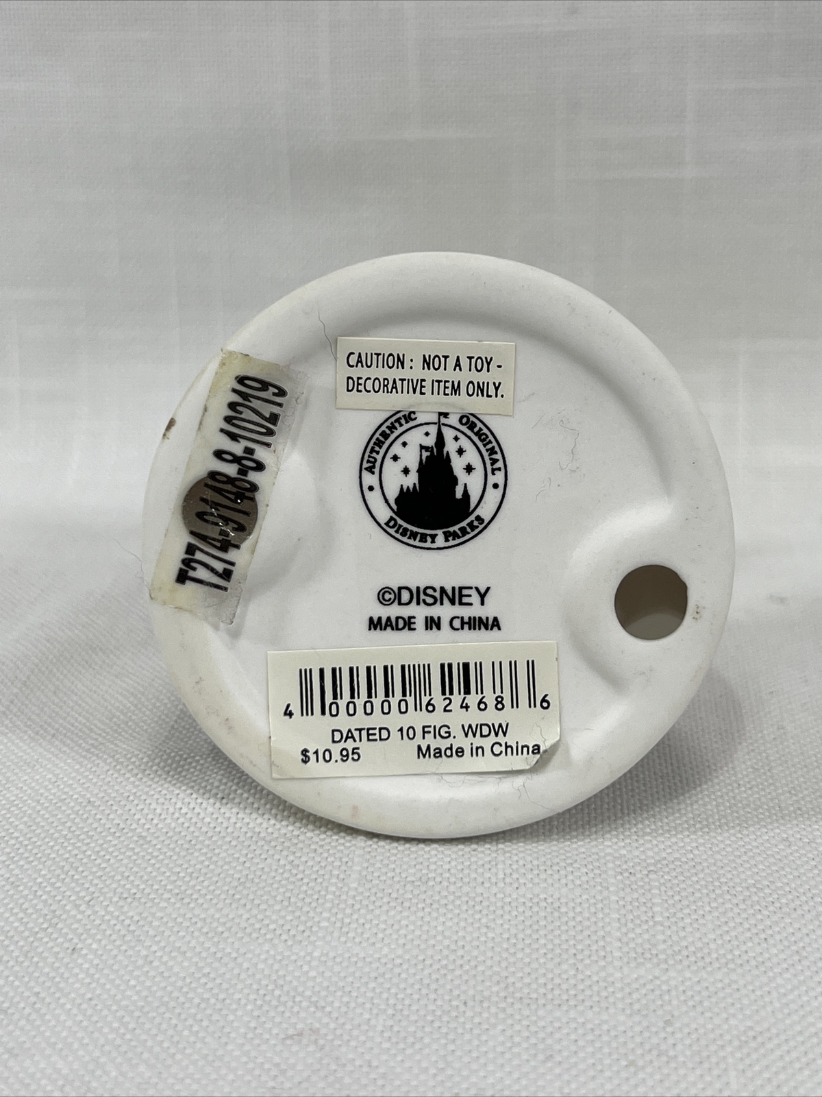 Disneyland Mickey Mouse 2010 Figure Porcelain Figurine Sitting 55th ...