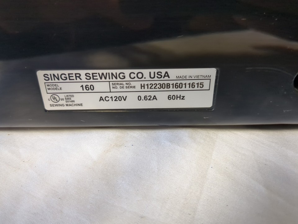Singer Model 160 Limited Edition Anniversary Sewing Machine | eBay