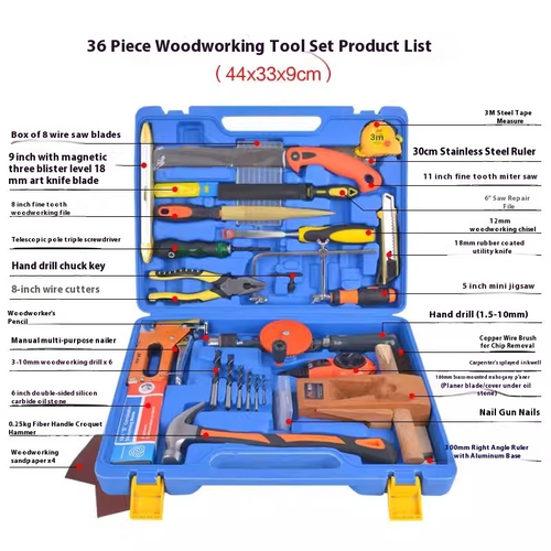 Hardware Tool Set Woodworking Toolbox Set Household Set Combination ...