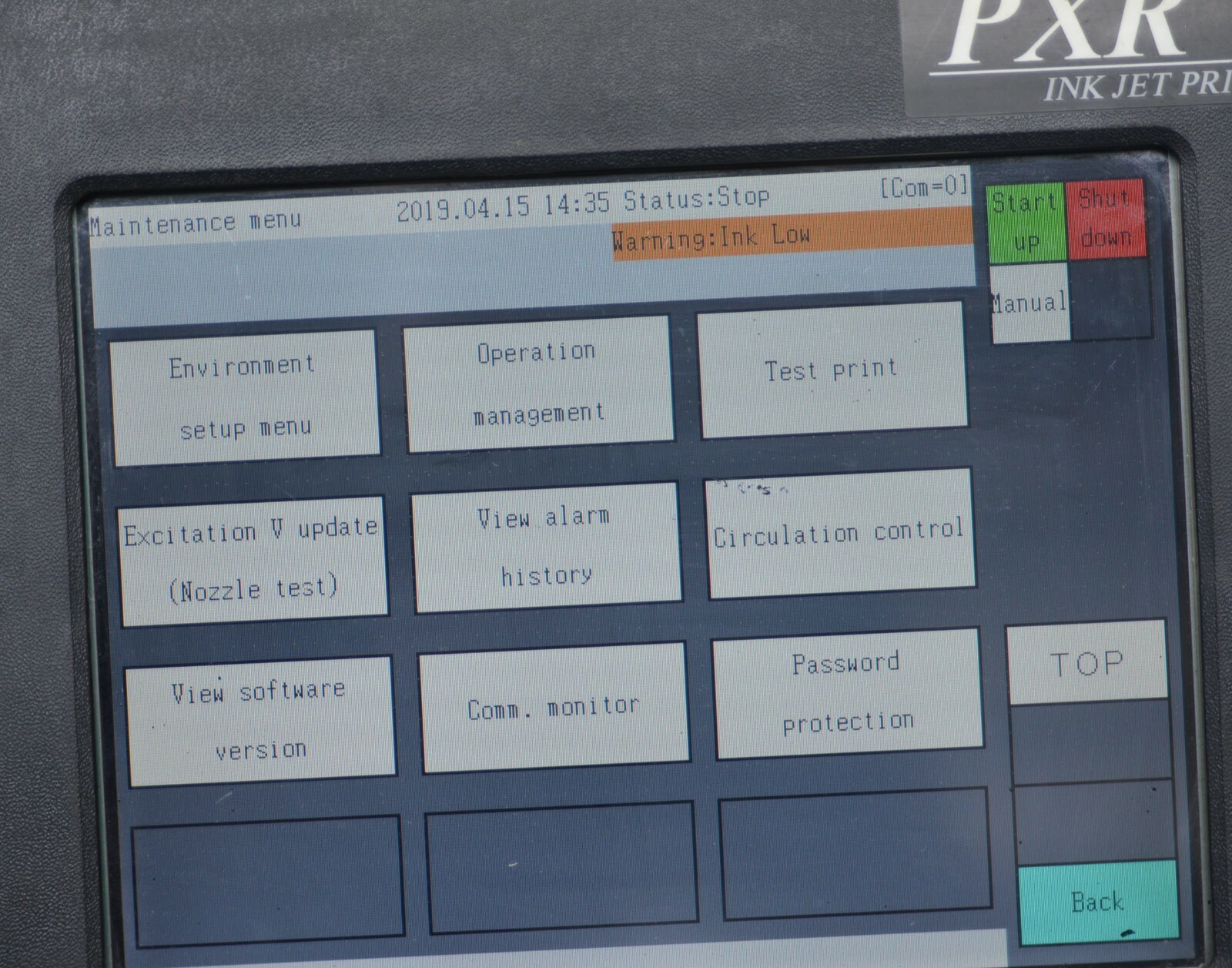 HITACHI PXR-H450W ink jet coding marking machine product coder CIJ ...