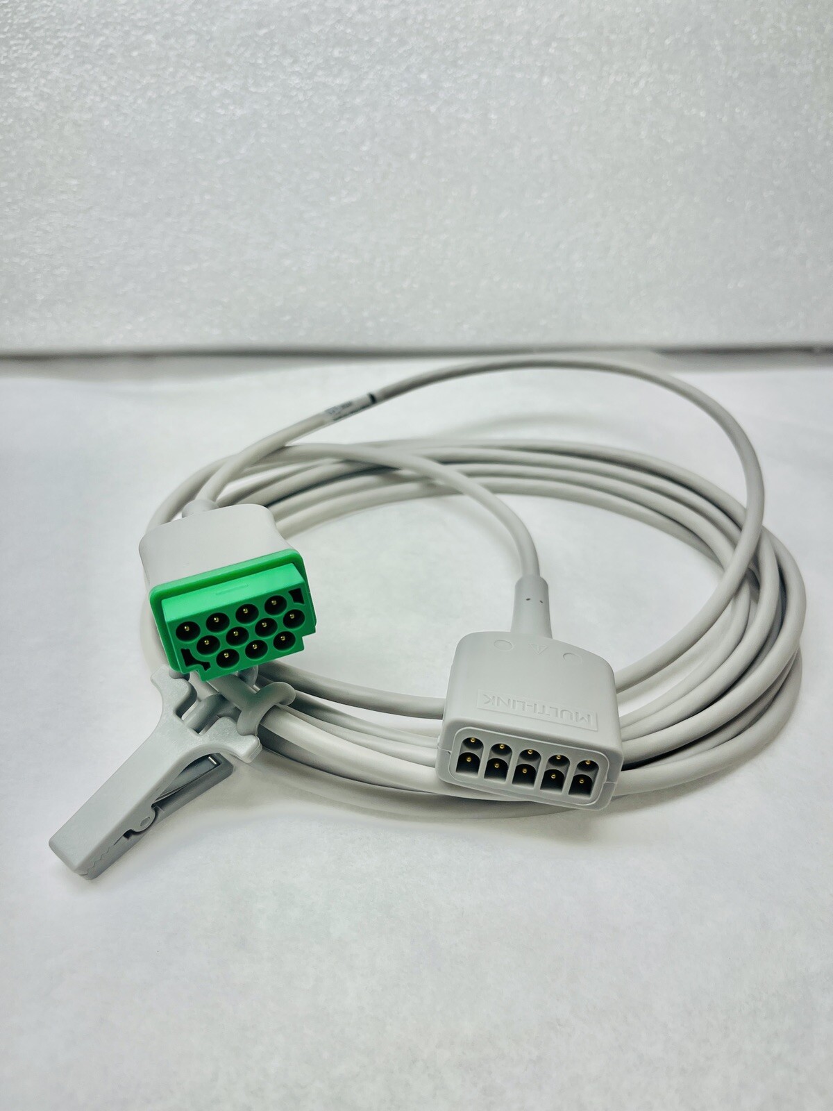 GE Carefusion REF 2017003-001 Multi-Link ECG Care Cable 3/5 Lead, AHA ...