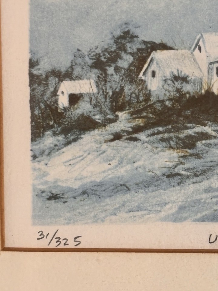 Barker, Al “UPSTATE” New York Lithograph Art Print Signed Numbered | eBay