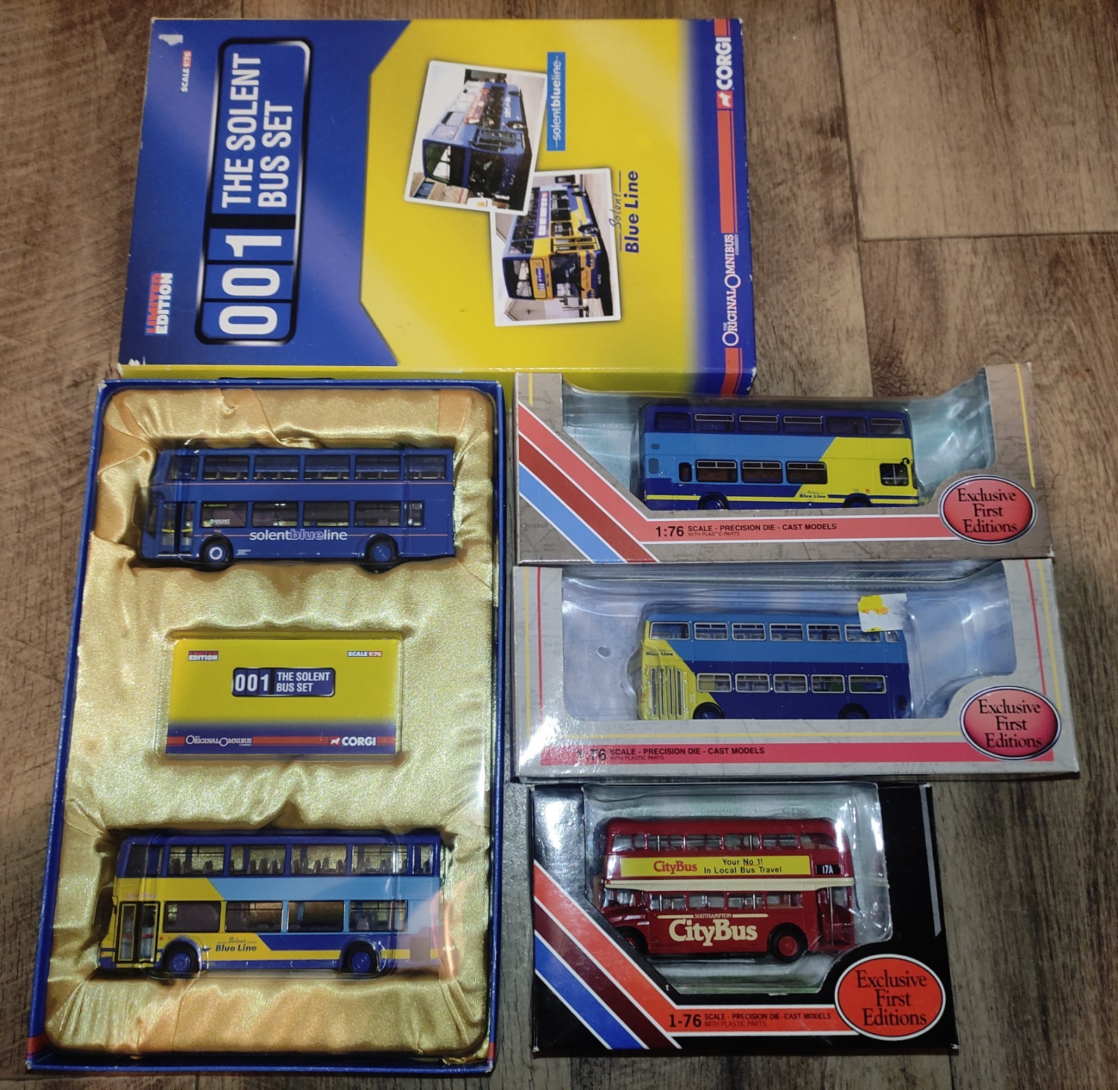 Model Bus Joblot Solent Blue Line corgi & efe city bus Southampton ...