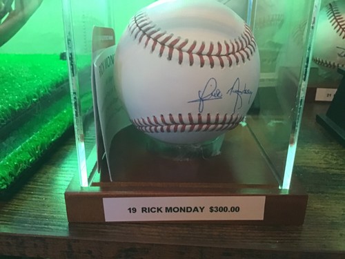Autographed Rick Monday Baseball, Los Angeles Dodgers | eBay