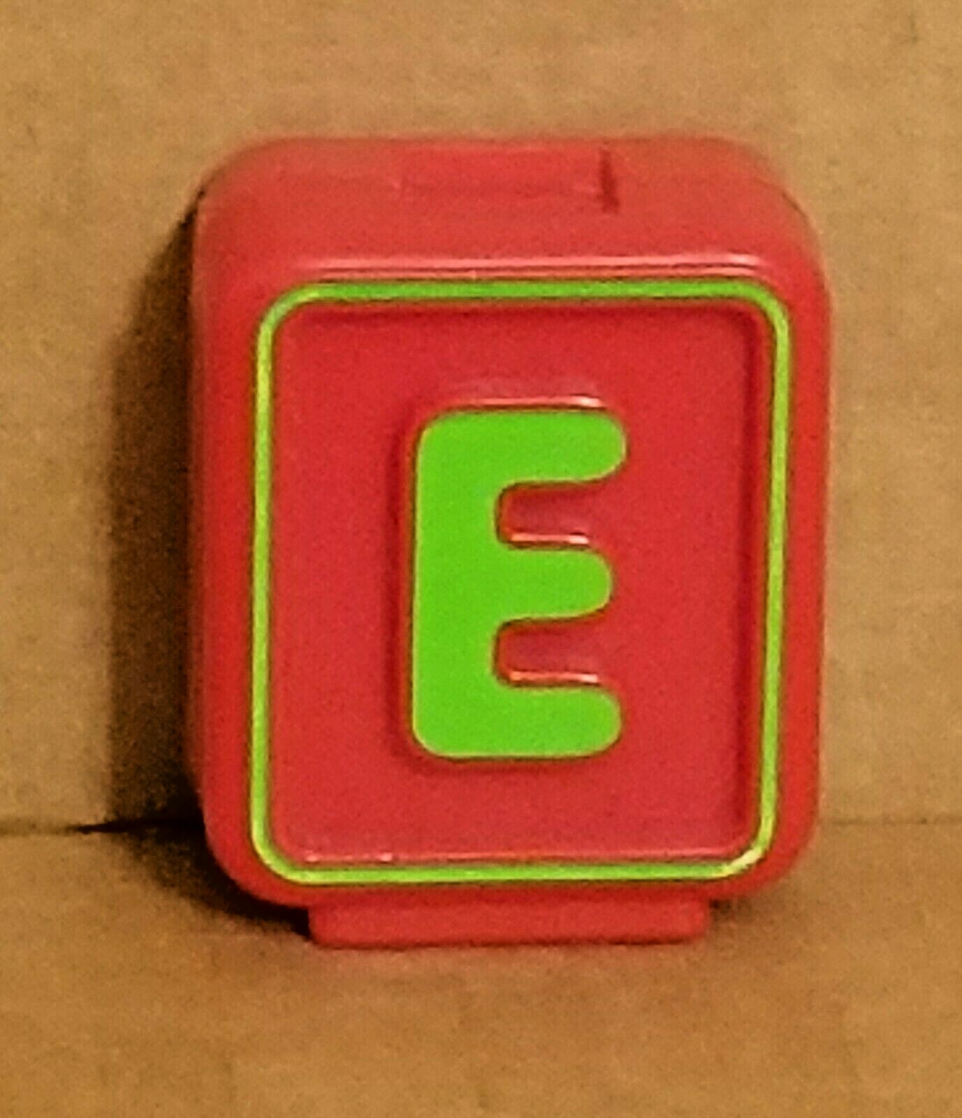 4 VTECH Alphabet Train Replacement Double Sided Picture Blocks E, G, R ...