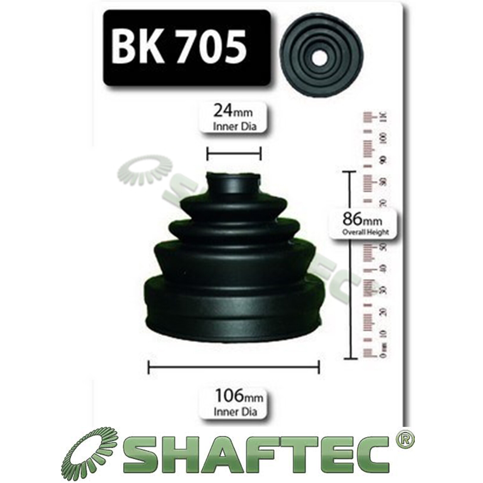Shaftec BK705 CV Boot Kit for sale online | eBay