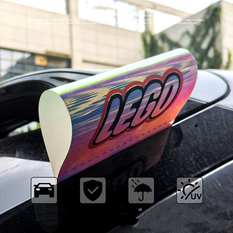 Luminous Universal Lego Label Stickers Vinyl Auto Decal Car Truck DMV ...