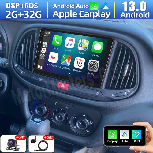 Android 13 Car Radio Stereo Carplay GPS For Dodge Ram Promaster City ...