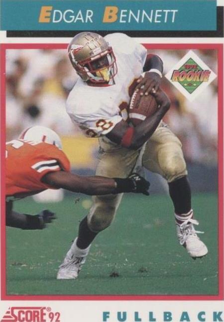 Las mejores ofertas en 1992 Score Edgar Bennett #490 | eBay