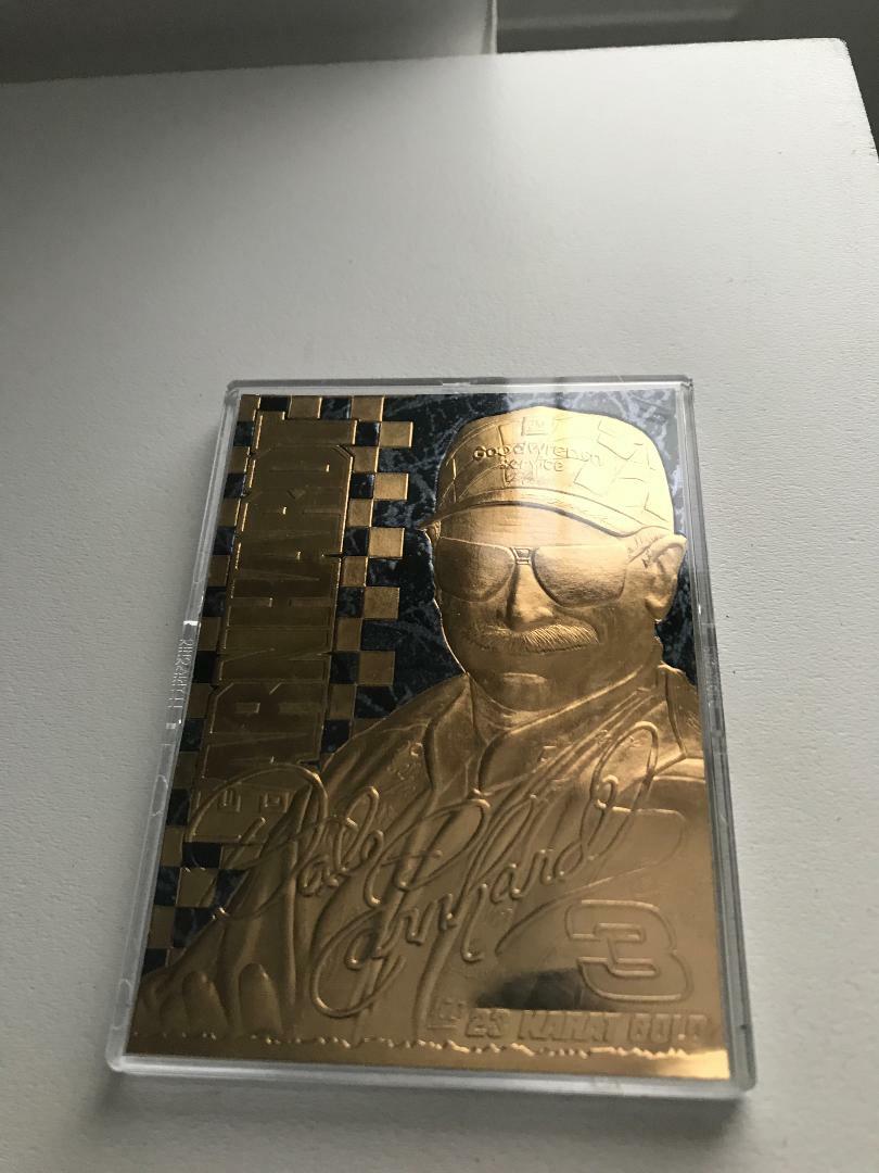 Dale Earnhardt 23 Kt Gold-Sculptured Trading Cards In Cd Case # 1598 ...