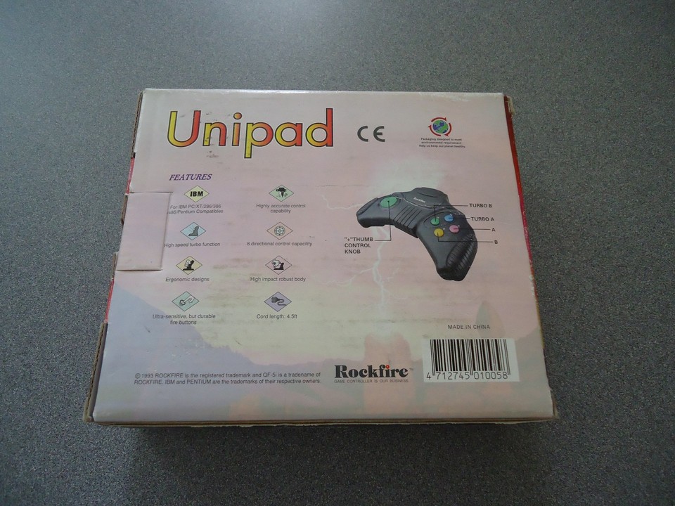 Unipad by RockFire IBM GAME CONTROLLER QF-5i - In Box | eBay