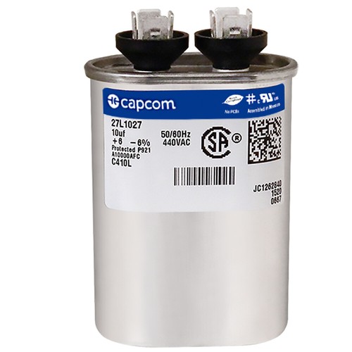 Capcom Replacement 10 uf 440 VAC Oval Capacitor C410L 27L1027 27L1027BX ...