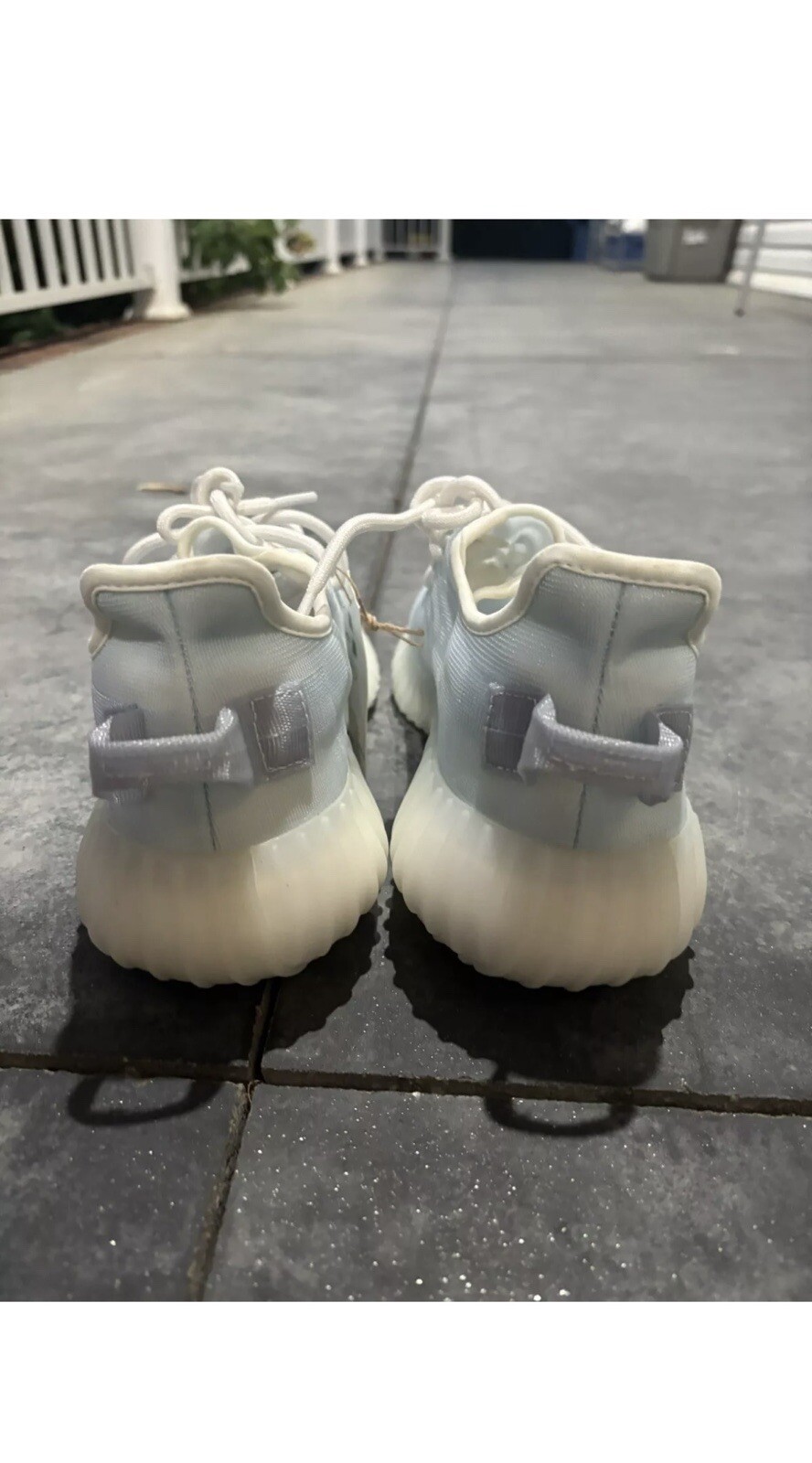 Size 7.5 - adidas Yeezy Boost 350 V2 Mono Ice 195734848148 | eBay